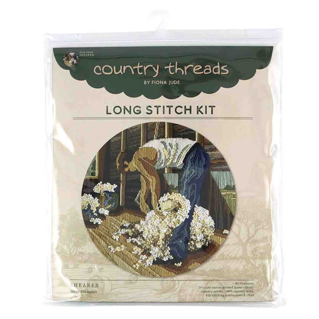 Country Threads | Fiona Jude | Long Stitch | Shearer | Kit
