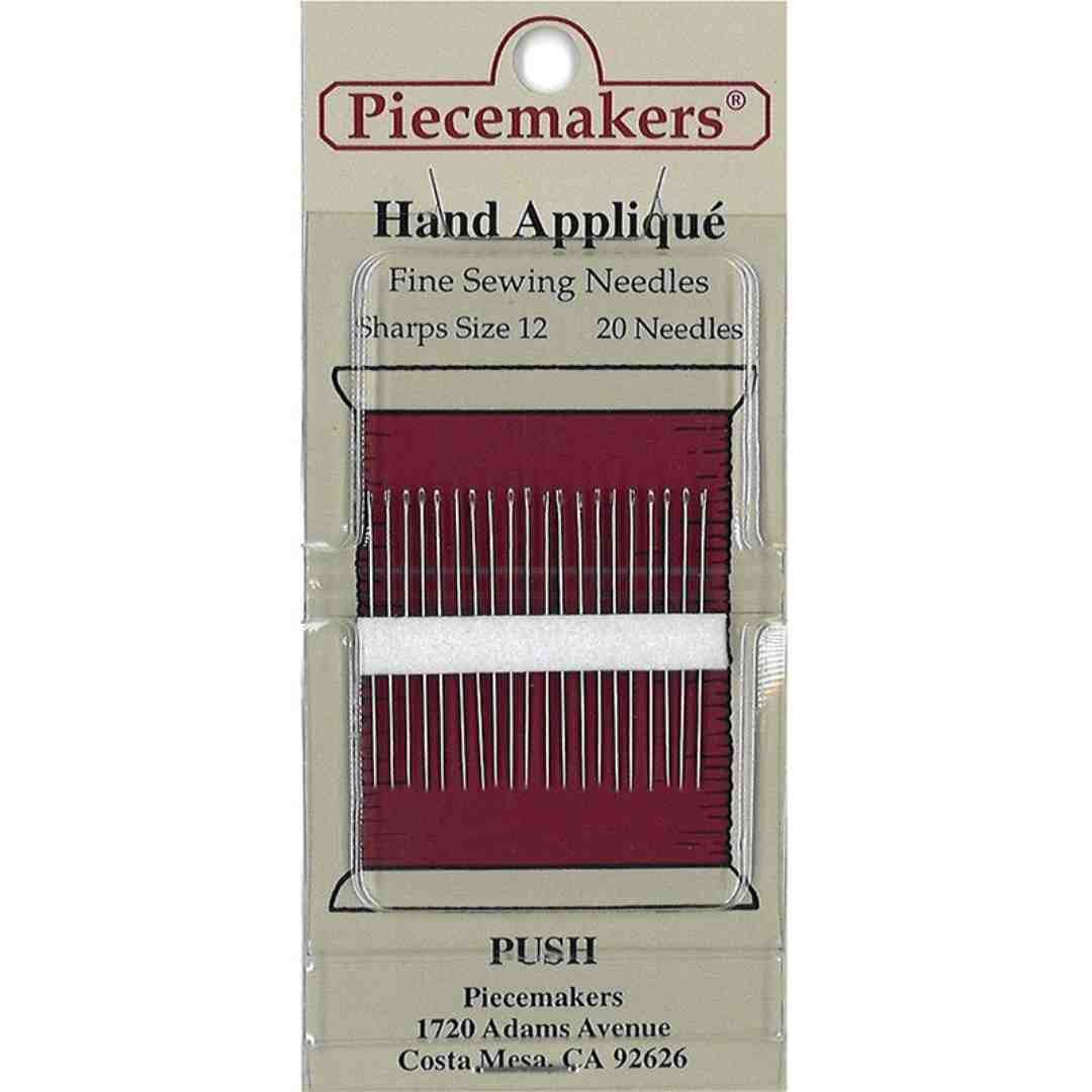 Piecemakers | Needles | Hand Applique | No. 12 | Embroidery