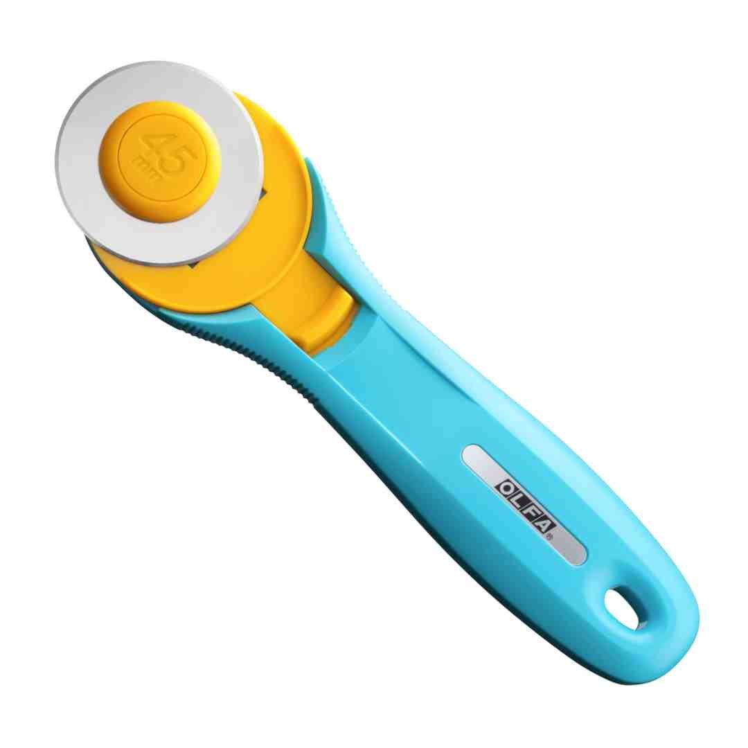 OLFA | Rotary Cutter | Splash | RTY-2/C | Aqua | Fabric