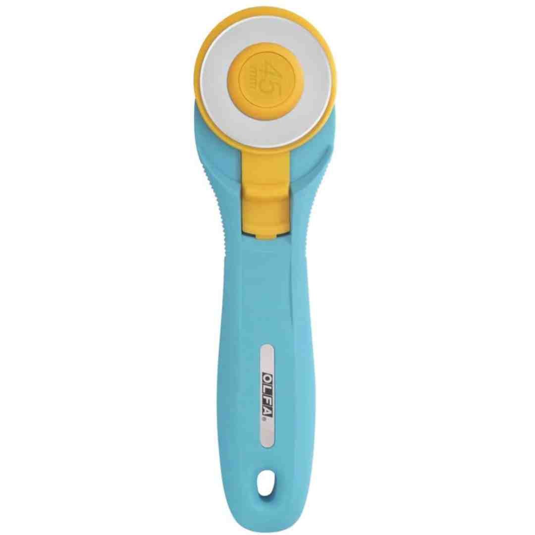 OLFA | Rotary Cutter | Splash | RTY-2/C | Aqua | Fabric