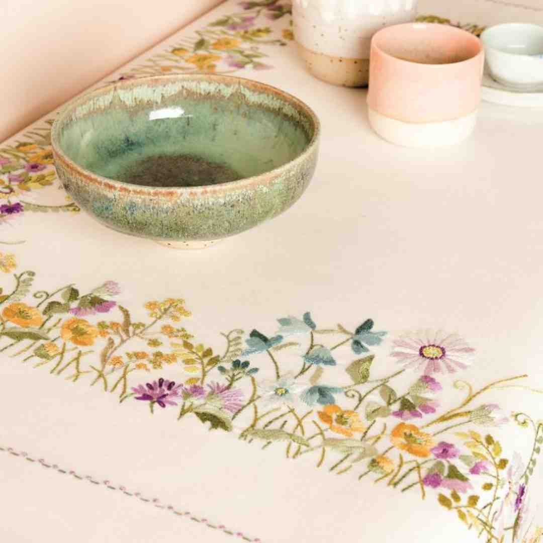 Rico Designs | Tablecloth | Summer Meadow| Embroidery | Kit